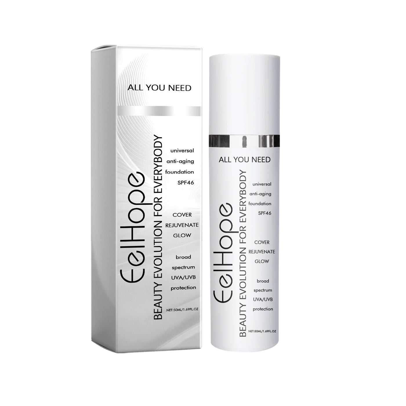 EELHOE Sunscreen Cream Korean Foundation – Hydrating Coverage with Sun ...